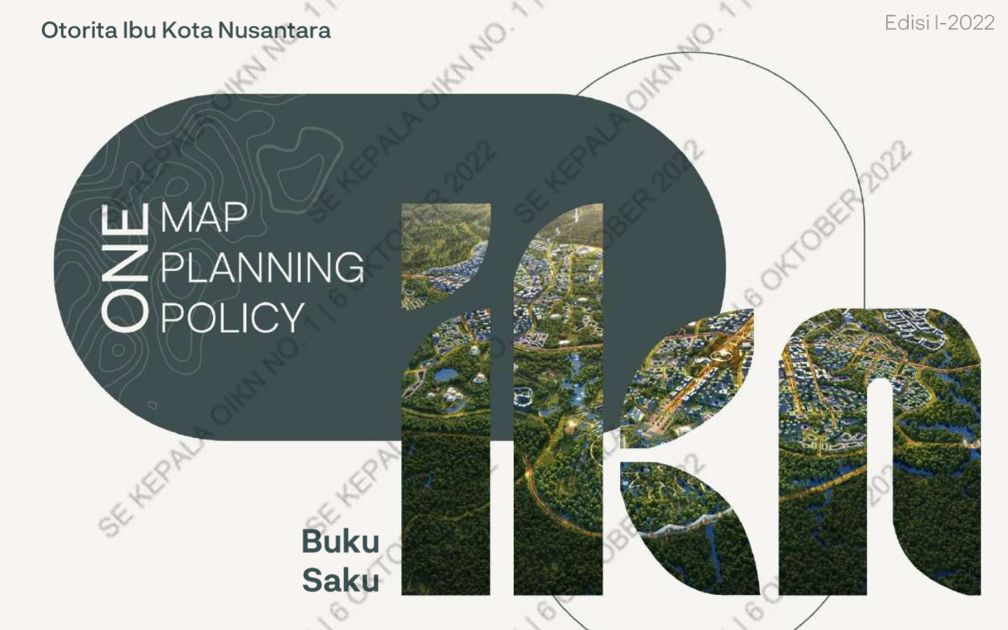 [Surat Edaran] One Map, One Planning, One Policy (1 MPP)