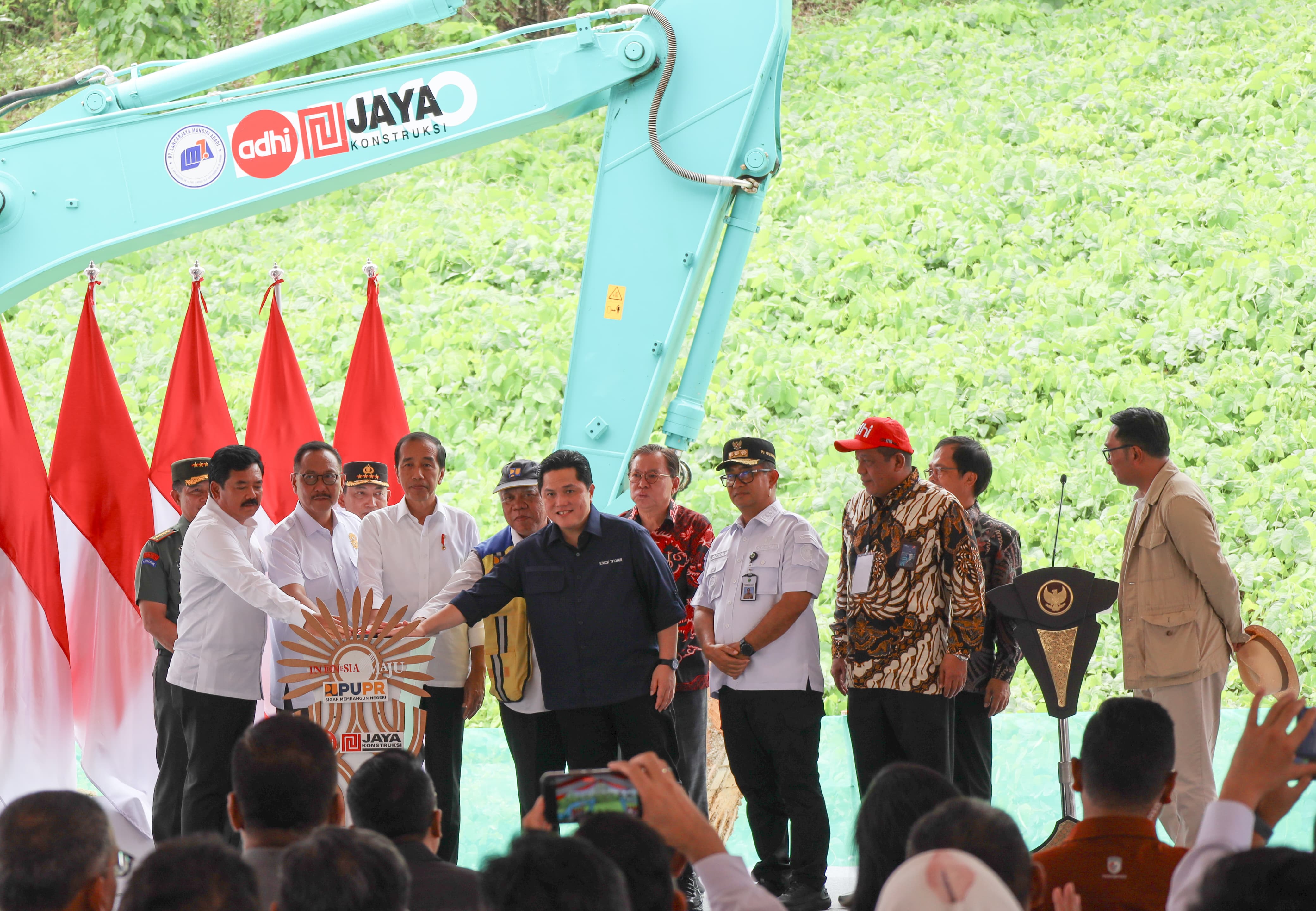 President Jokowi Inaugurates the Construction of NCA Office Building
