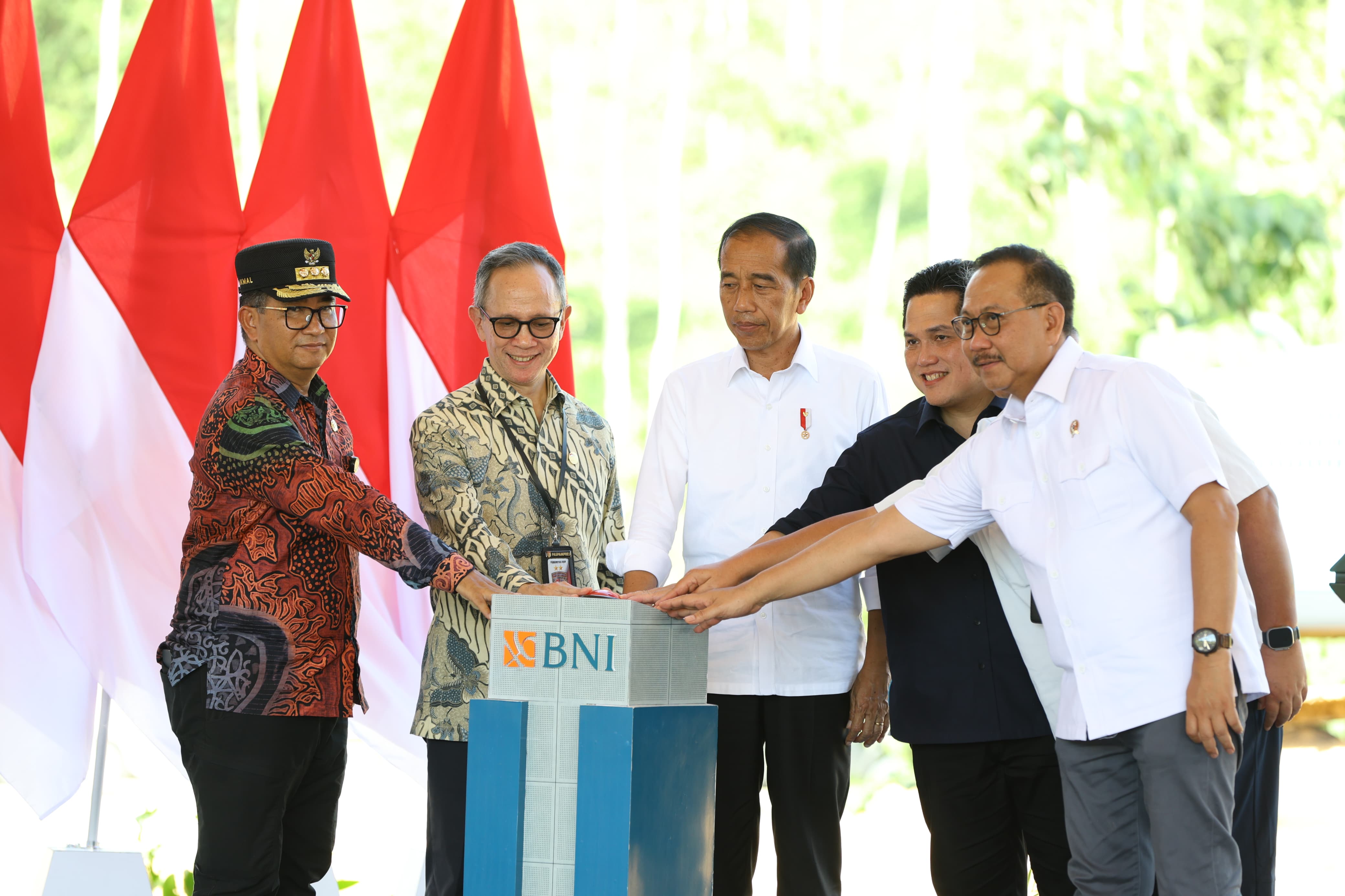 Groundbreaking Gedung BNI di Kawasan Mini Financial Center