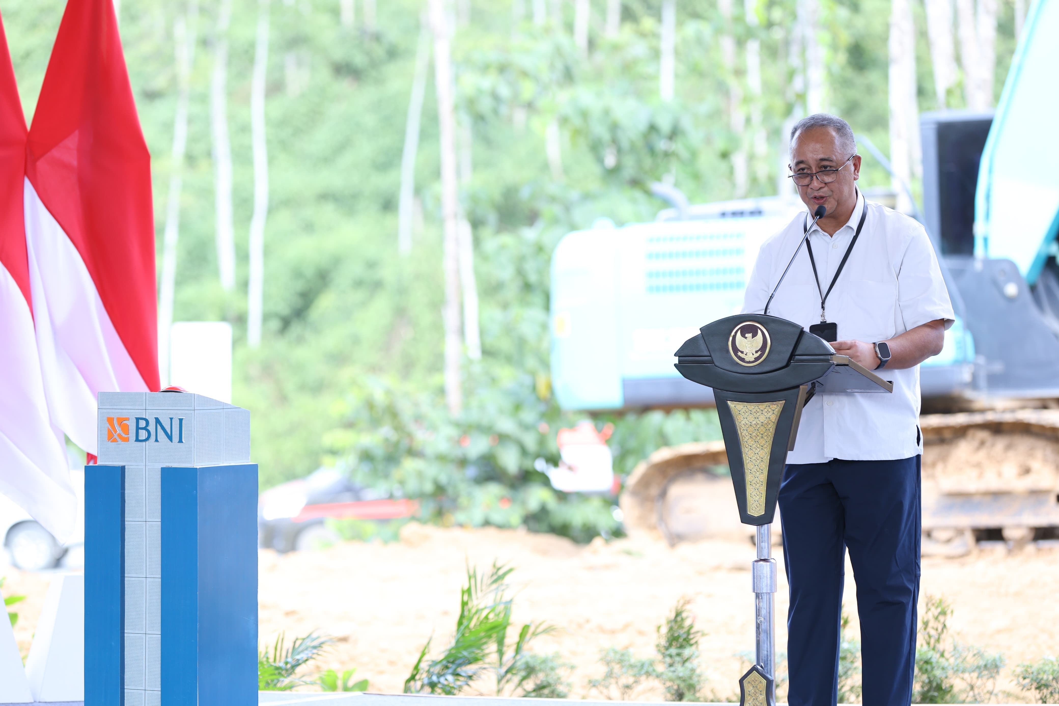 Groundbreaking Gedung BNI di Kawasan Mini Financial Center