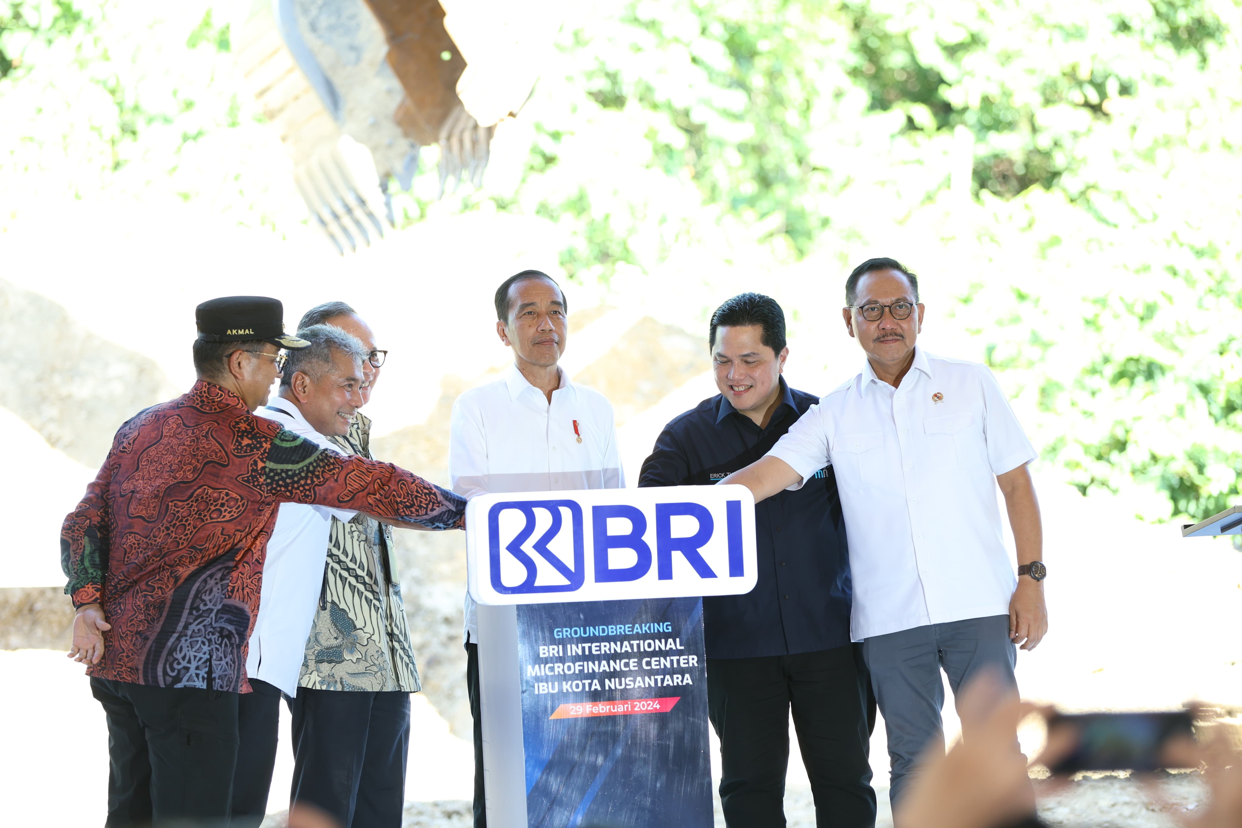 Groundbreaking Gedung BRI International Microfinance Center