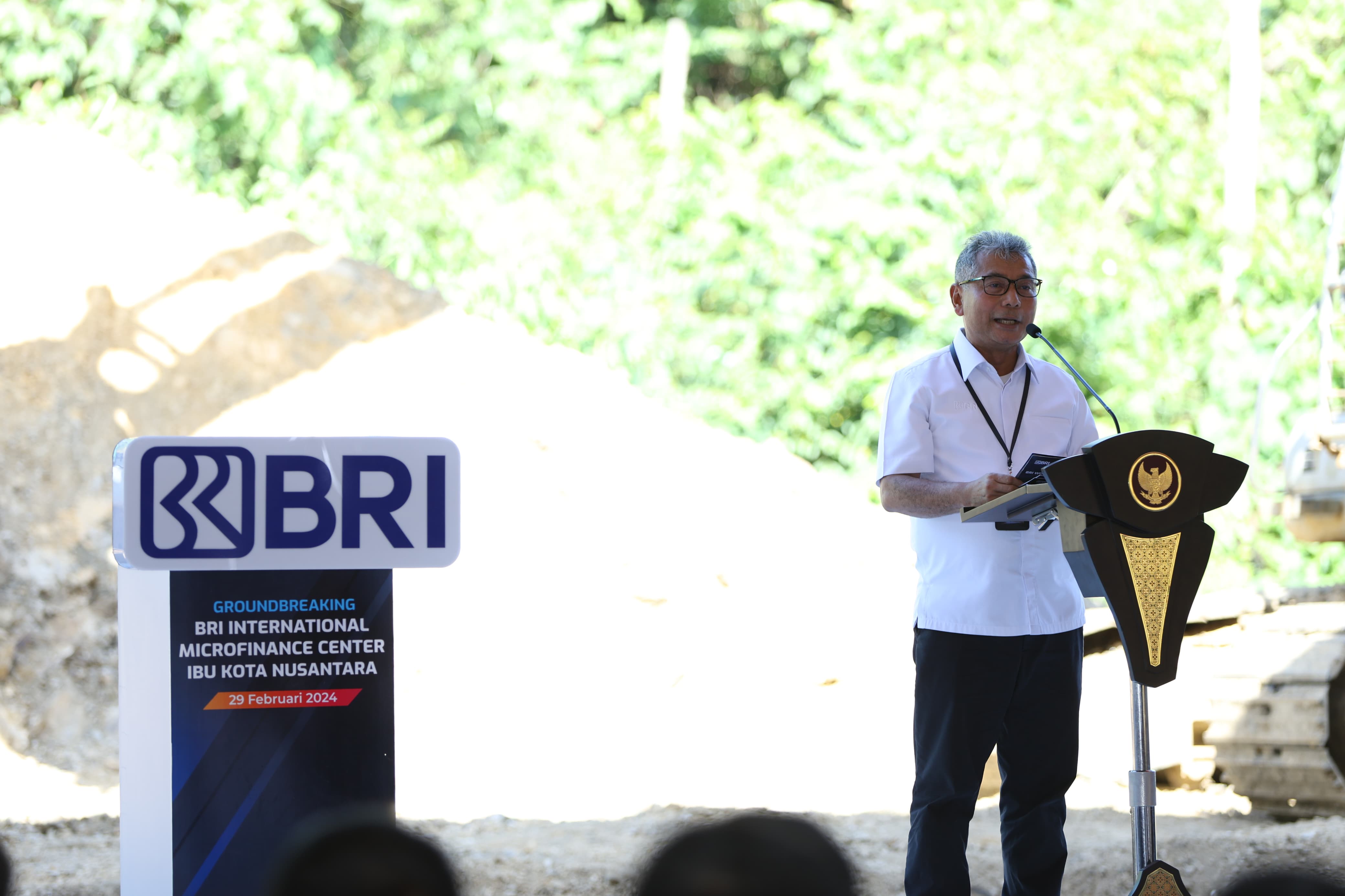 Groundbreaking Gedung BRI International Microfinance Center