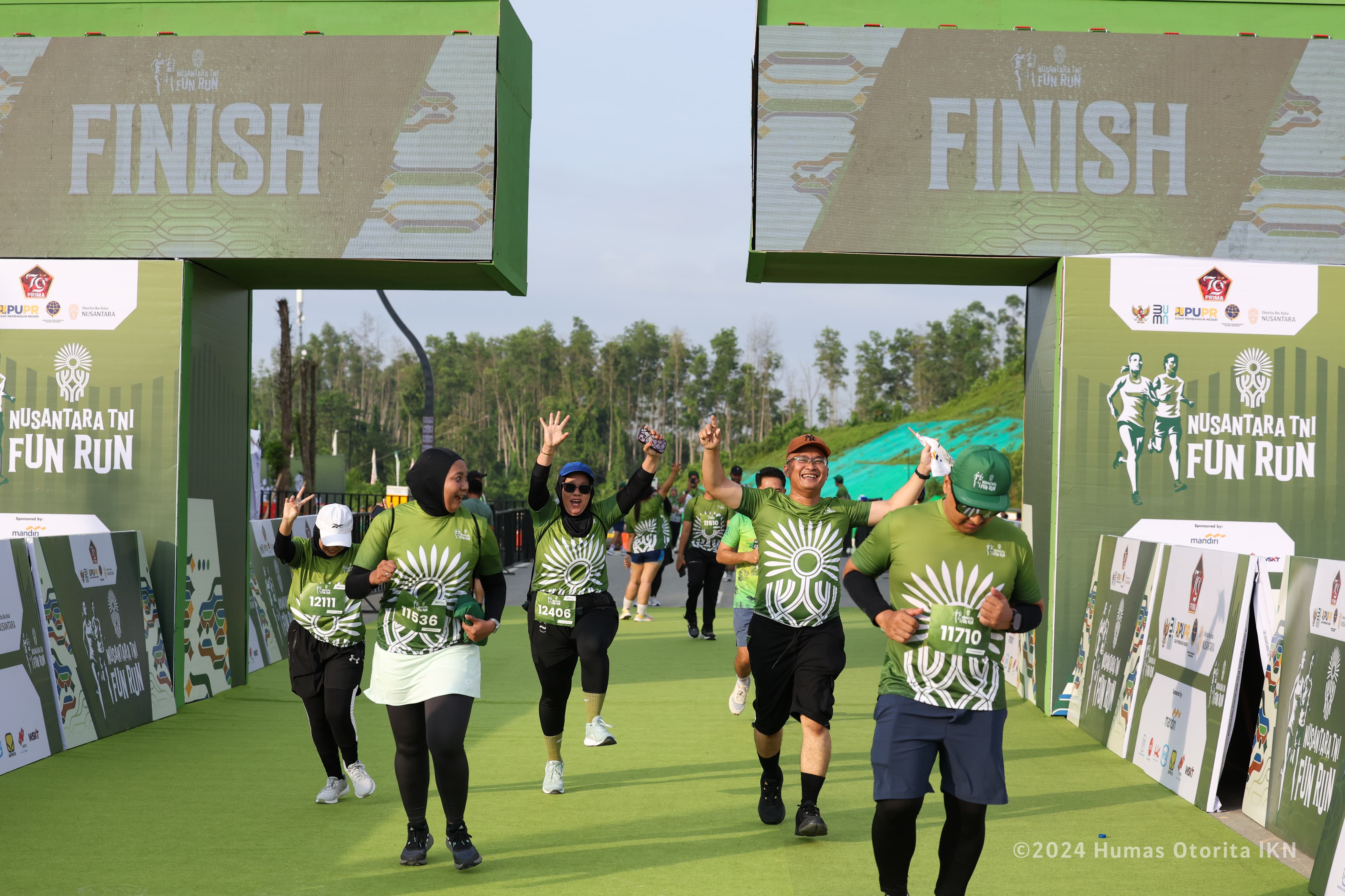 Nusantara TNI Fun Run Sambut Antusias Ribuan Peserta di Ibu Kota Nusantara