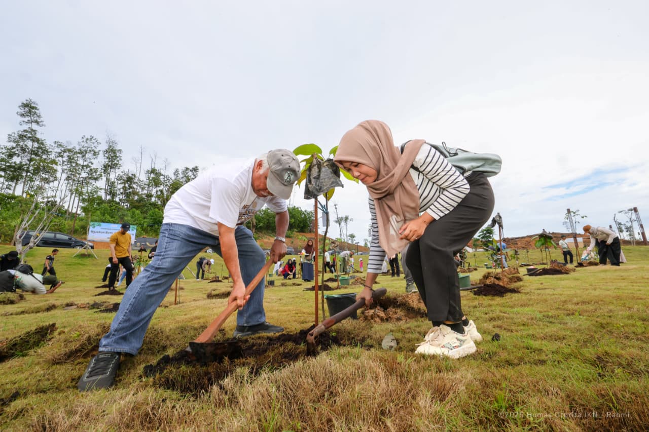 Mengawali 2026, Otorita IKN Ajak Masyarakat Menanam Pohon, Wujudkan ...